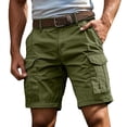 Men Cargo Shorts with Pockets Knee Length Lightweight Tactical Cargo ...