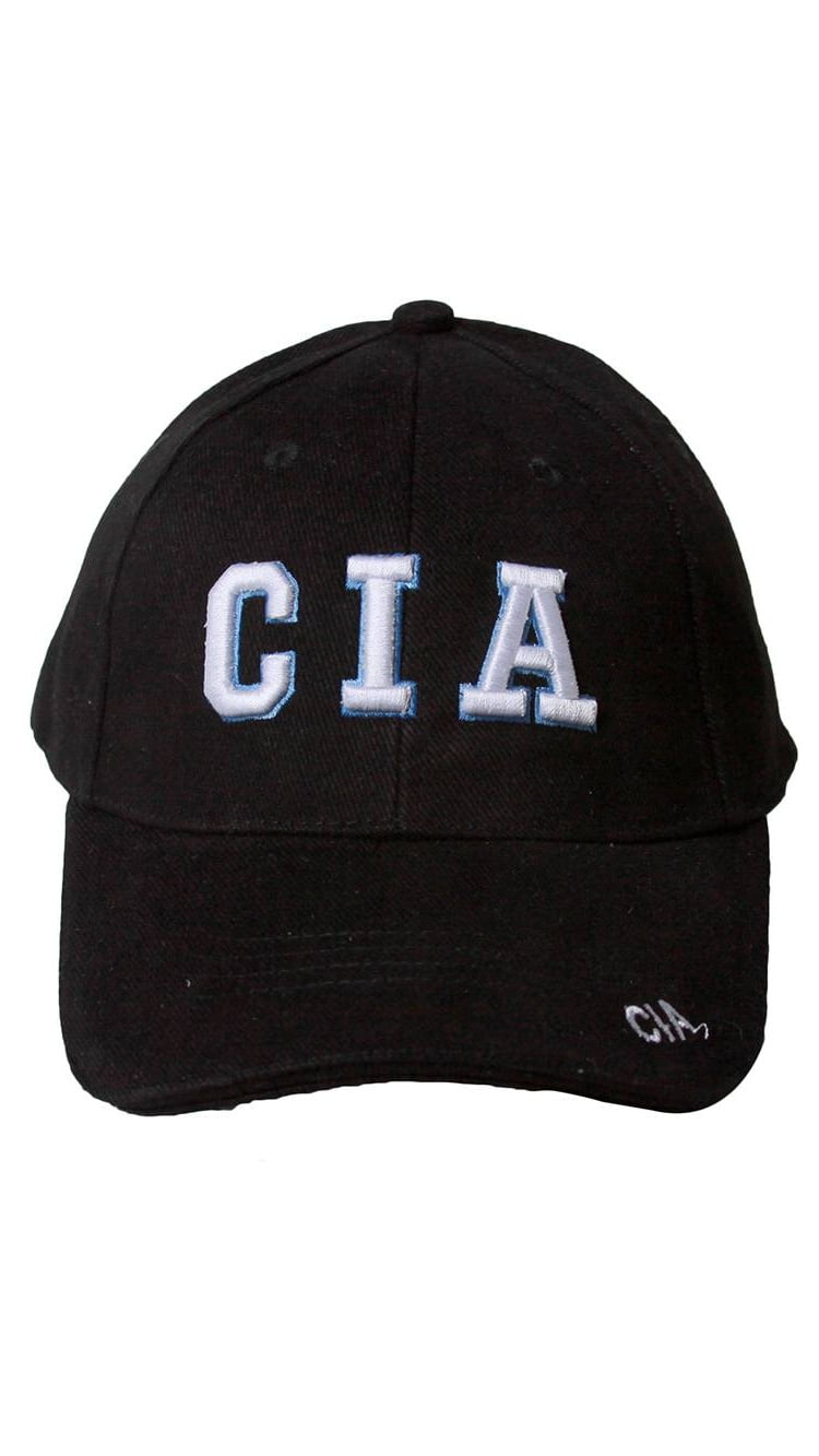 Law Enforcement - CIA Hat - Black - Walmart.com