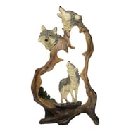 Pacific Giftware Steampunk Howling Alpha Wolf in Rustic Steel and Gears ...