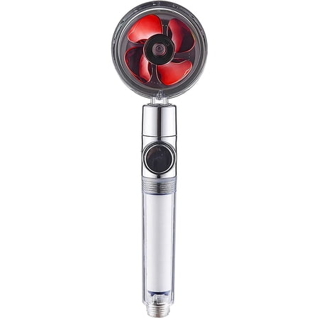 SAYDY Handheld Shower Head, Propeller Driven Turbo Charged Spinning ...