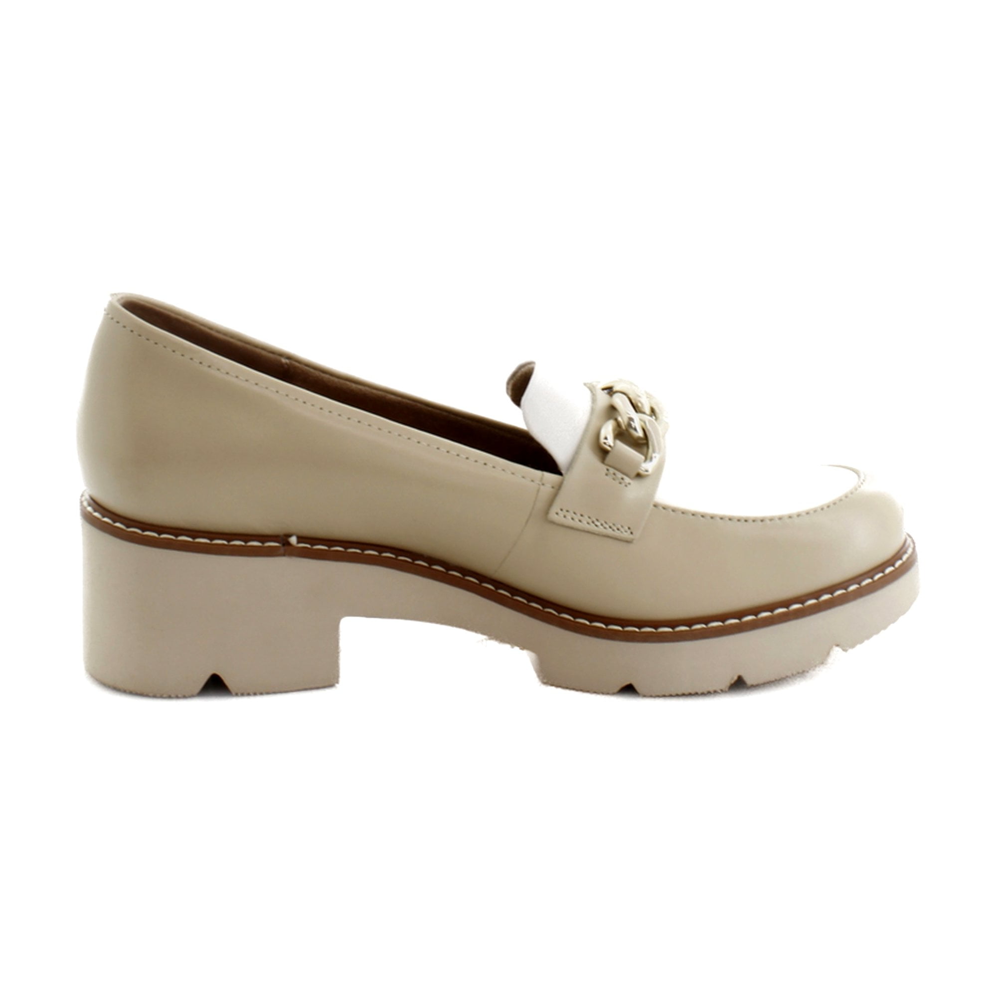 (取寄) ナチュラライザー レディース デジ Naturalizer women Desi Tan/White Leather Naturalizer Desi Women's Loafers & Slip-Ons Tan/White Leather Size