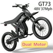 50Mph Riding'times GT73 Pro Electric Bike for Adults,3000W(Peak) Dual Motor 338NM ,60V 36.4Ah ...
