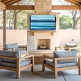Abstract Ocean Outdoor TV Cover 60 to 65 inch Watercolor Ombre Wave ...