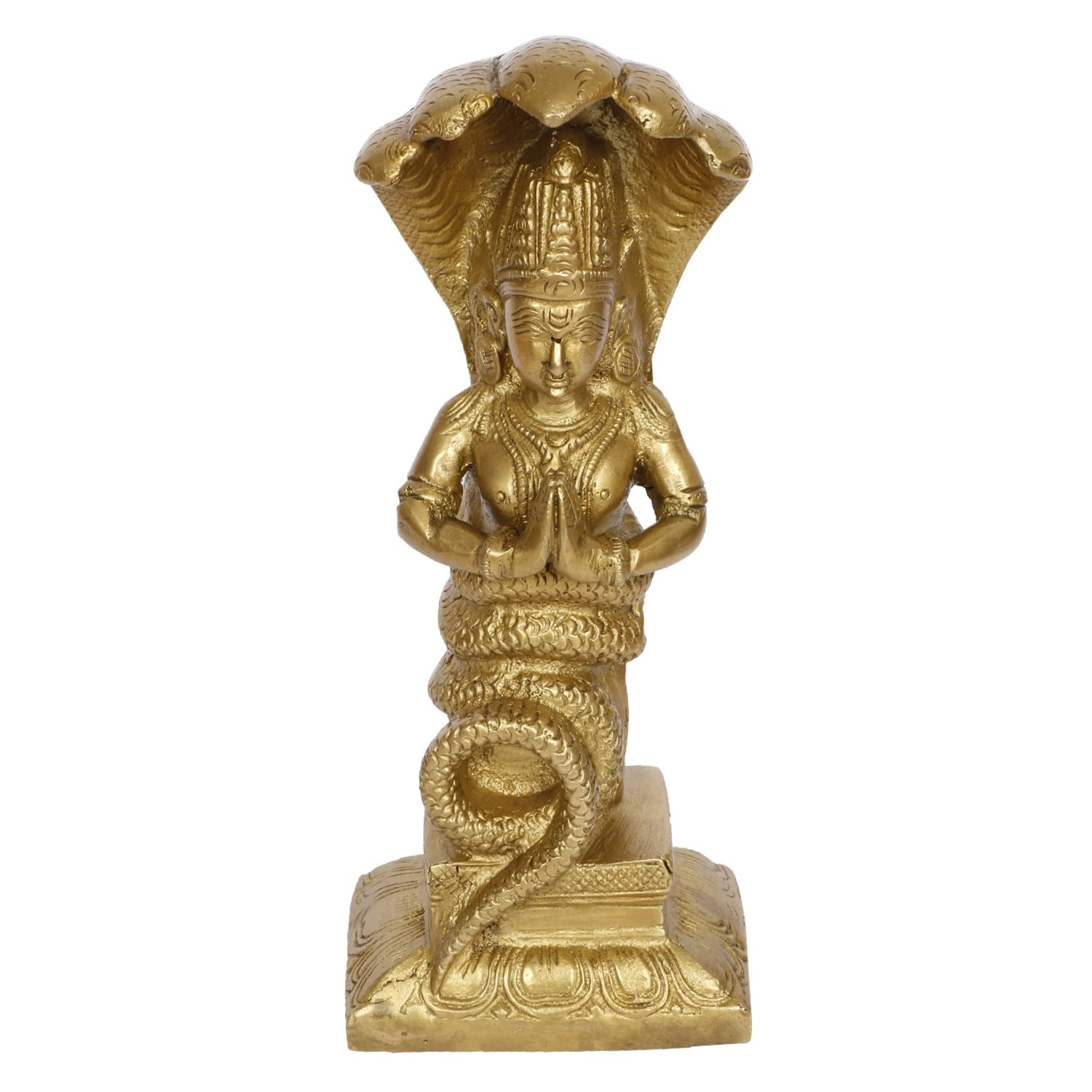 Brass World Brass Snake Naag Kanya Statue Fertility Goddess Mansa Devi ...