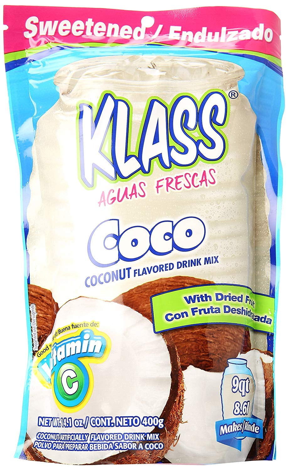 Klass Drink Mix, Coconut - Walmart.com