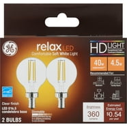 GE Ceiling Fan Bulb, 40W, 4pk - Walmart.com