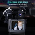 Baby Car Back Seat Camera, 4.3" HD 1080P Monitor Screen Camera Night ...