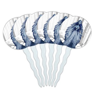 30 x Edible Cupcake Toppers Themed of Tim_Burton's CORPSE BRIDE ...