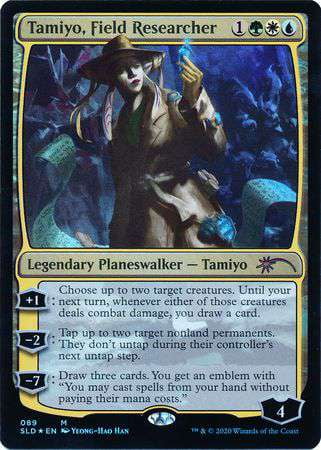 MtG Secret Lair Drop Series Mythic Rare Tamiyo, Field Researcher (FOIL ...