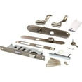 Larson Brushed Nickel Mortise Hardware Kit With Key And Deadbolt For ...