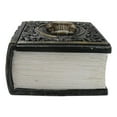 Gothic Skull Face With Scrollwork Book Shaped Decorative Trinket Box ...