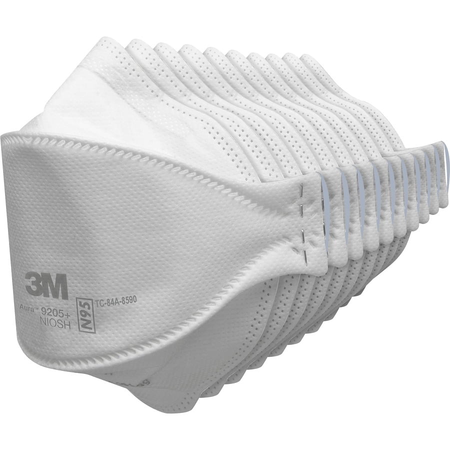 3M Aura N95 Particulate Respirator 9205 - Recommended for: Face ...