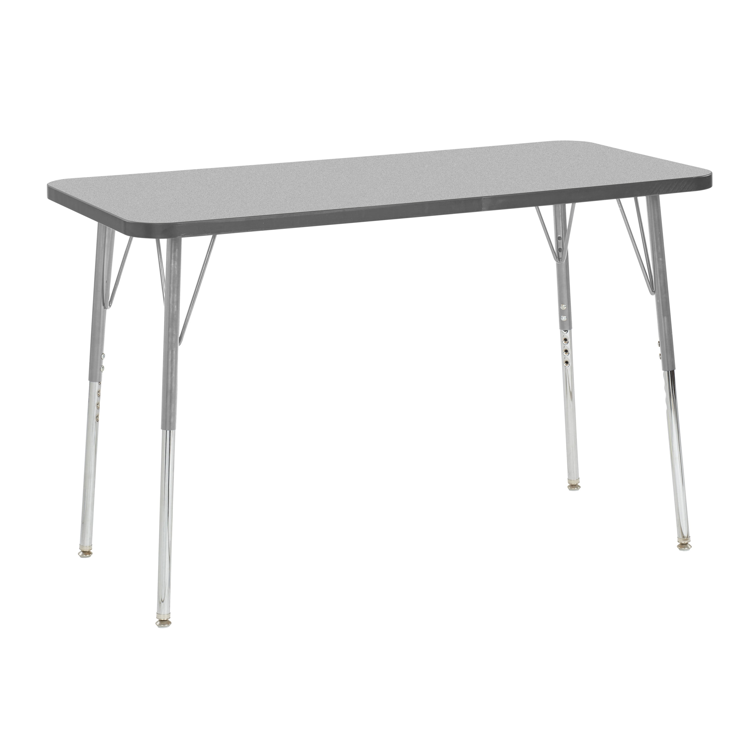 ECR4Kids 24"x48" Rectangular Contour Adjustable Activity Table ...