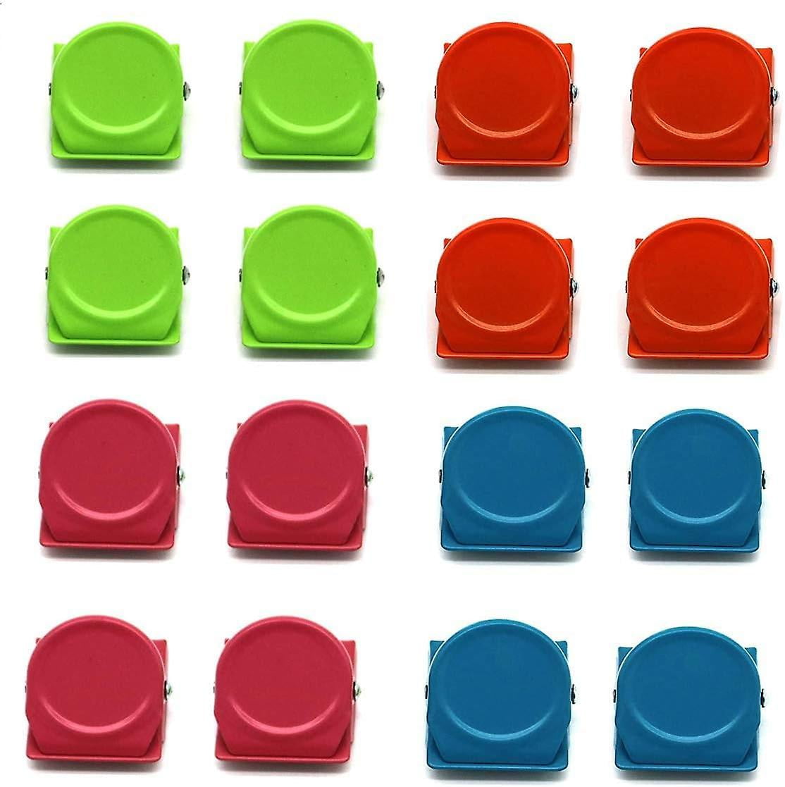 Clips magnéticos de Metal YONGSHENG 16 Uds imanes con Clips para nevera ...