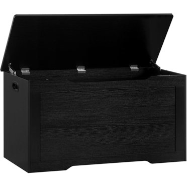 Hombay Extra Large Indoor Wooden Storage Chest Trunk, Lift-Top Bench ...