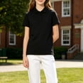 CPNG Boys and Girls Shirts Short Sleeve Solid Color Collared Casual ...