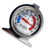 Farfi Refrigerator Thermometer Stainless Steel Dial Temperature Gauge ...