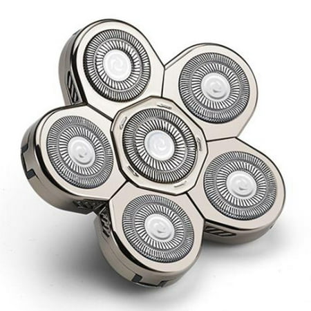 Men's Electric Shaver Heads 6 Blades Head Shaver Replacement As Shown ...