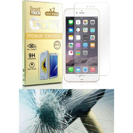 2X HARD TEMPERED GLASS SCREEN PROTECTOR CRACK SAVER FOR APPLE iPHONE 7/ ...