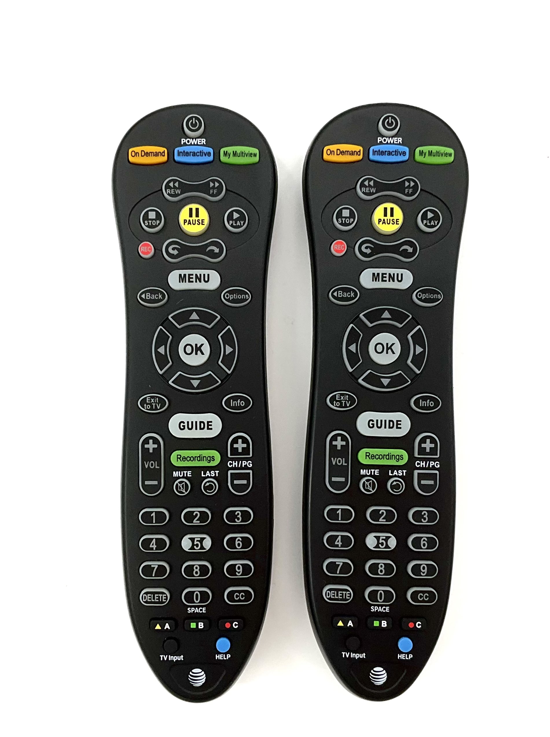 AT&T S30-S1A Remote Control for TVs & Audio Devices (Pack of 2 ...