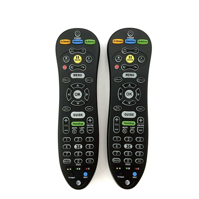 AT&T S30-S1A Remote Control for TVs & Audio Devices (Pack of 2 ...