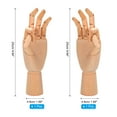 Uxcell 10" Wooden Hand Model, Artist Mannequin Right and Left Hand ...