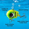4cm 8.50g Light Weight Big Eyes Fishing Lure With Noise Making Steel ...