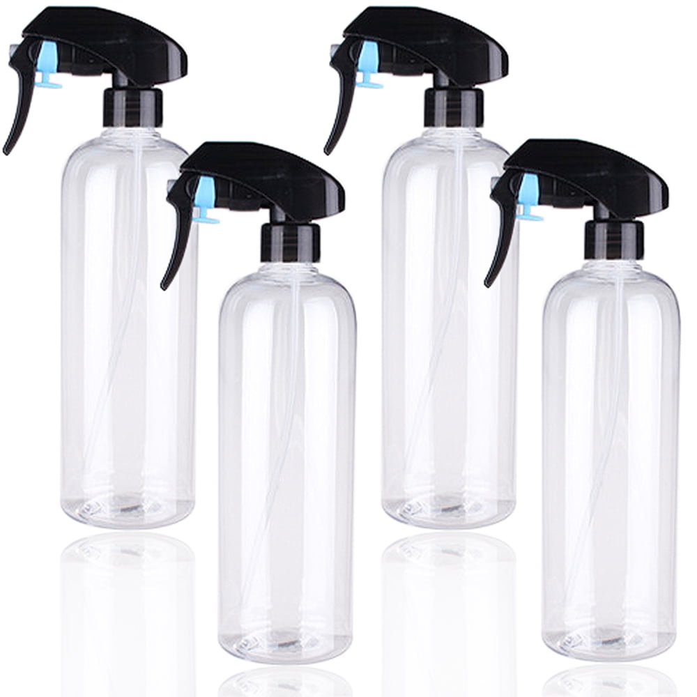 4Pcs Fine Mist Empty Spray Bottles Plastic Empty Clear Spray Bottle ...