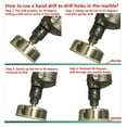 JINGLING 63mm 2.5 inch Diamond Hole Saws Drill Bit Masonry Drilling ...