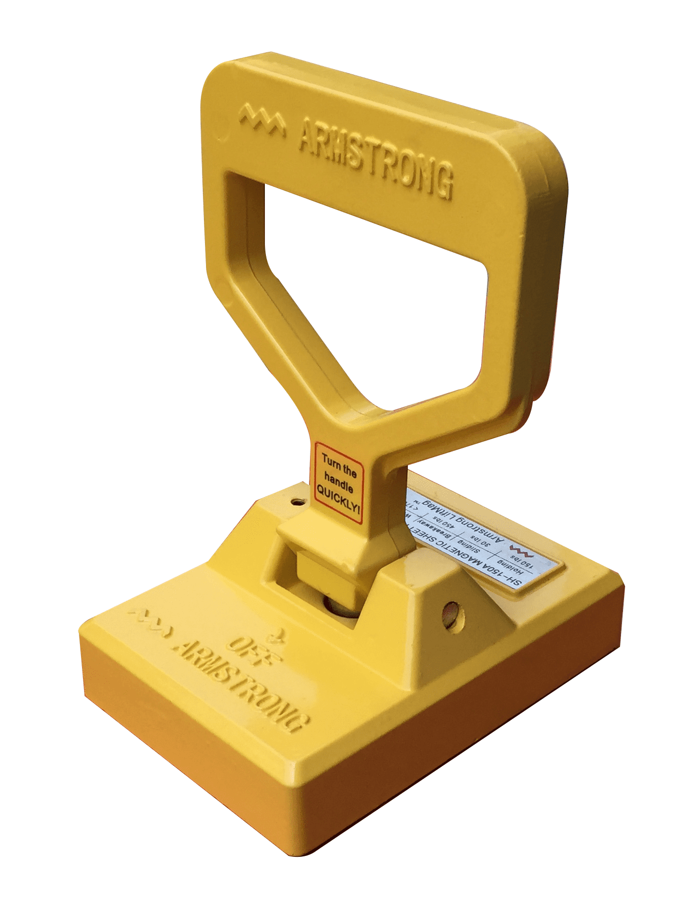 Magnetic Sheet Handler SH-150A Lifting Magnet, 450 lbs breakaway force ...