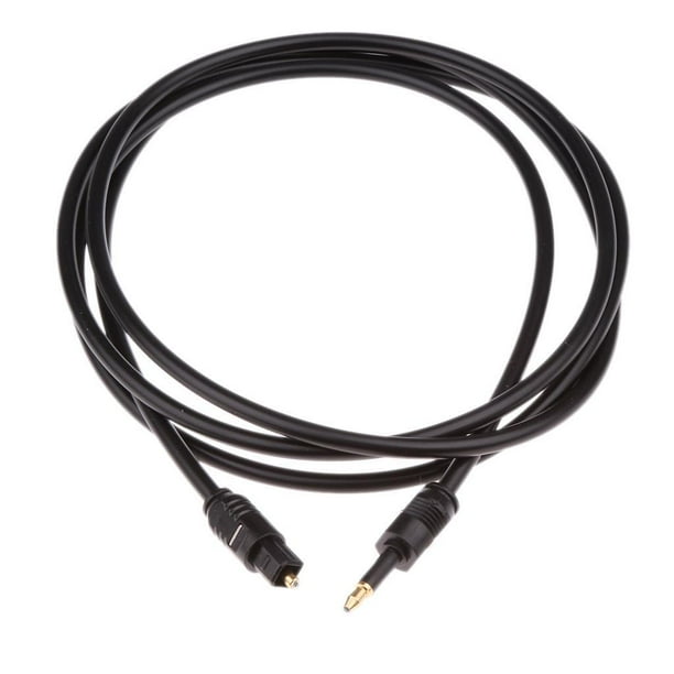 Cable de audio óptico 3Ft 3.5Mm Digital Od 4.0 Toslink | Walmart en línea