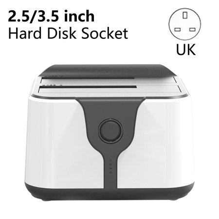 2.5/3.5 Inch Hard Disk Socket Usb3.0 Dual Bay Sata Solid State Ssd ...