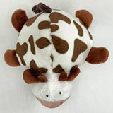 Glory To Dog Roly-Poly Cow Plush Dog Toy with Krinkle and Squeaker ...