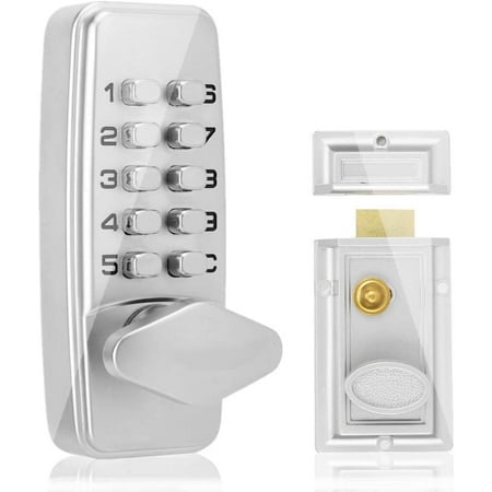 Digital Mechanical Password Door Lock, 2-4 Digits Mechanical Code Lock ...