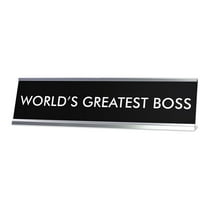 Signs ByLITA I AM THE BOSS Novelty Desk Sign - Walmart.com