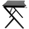BizChair Gaming Desk 45.25" x 29" Computer Table Gamer Workstation with ...