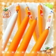 4 Pcs Retractable Gel Pen Carrot Gel Pen 0.5mm Signing Pens with ...