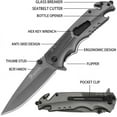 TYHREF-FA48 Pocket Knife for Men with Bottle Opener, Glass Breaker ...