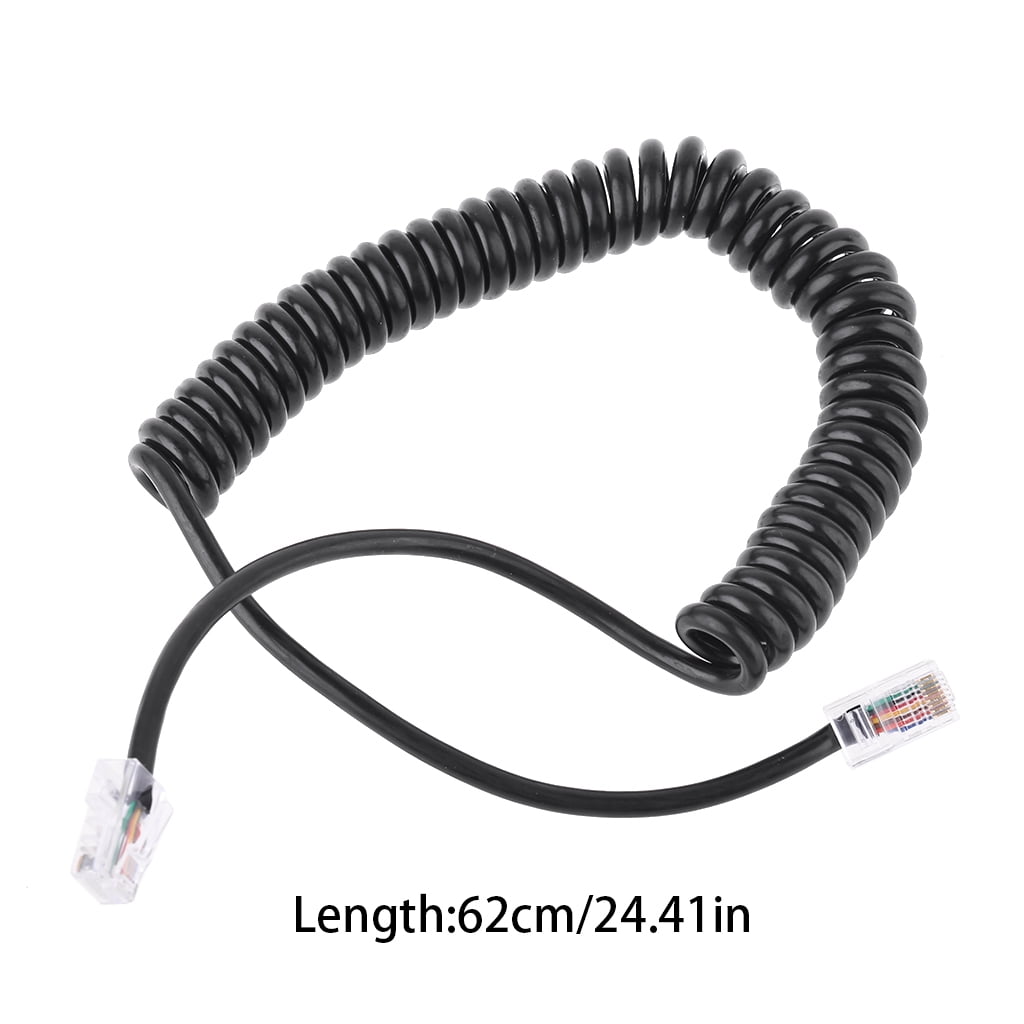 Buy 8Pin RJ45 to RI45 Speaker Mic Cable Line for ICOM HM-98 HM-133 HM ...