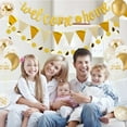 SPECOOL Welcome Home Decorations, Sand White Gold Welcome Home Banners ...
