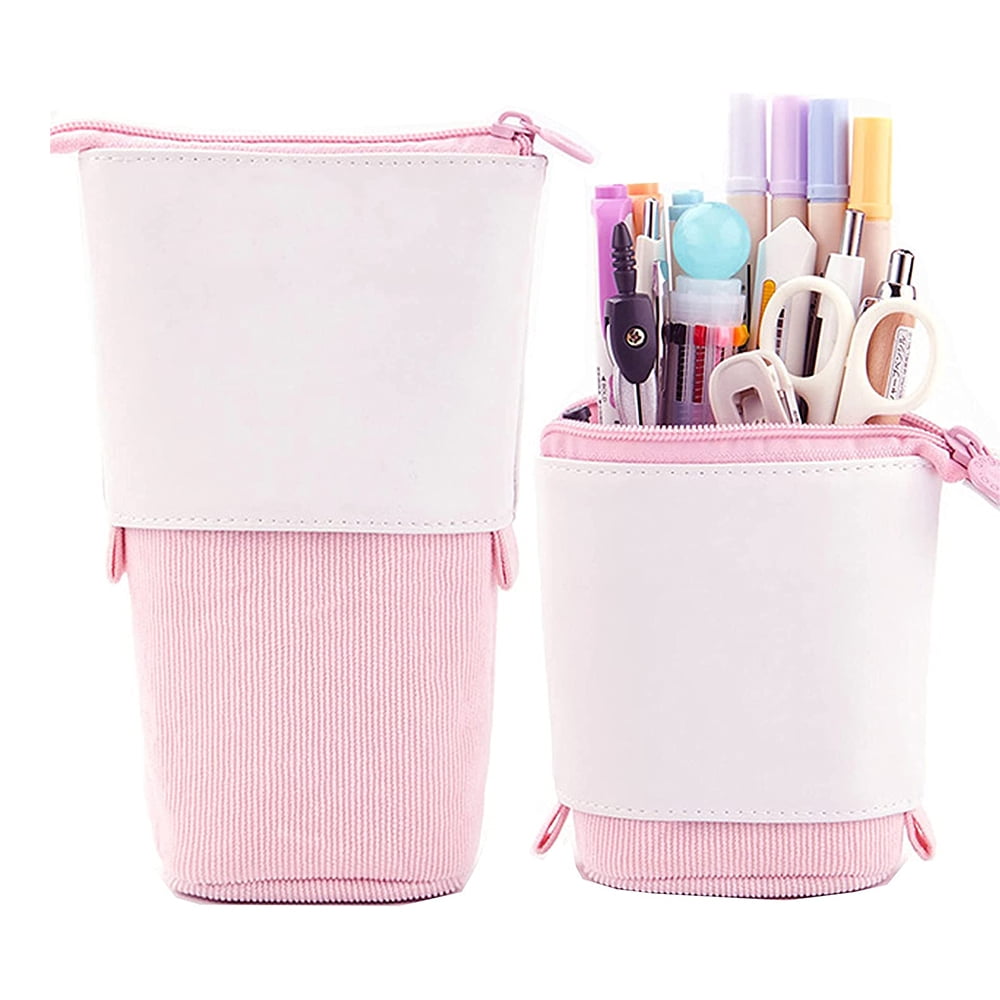 Pen Pencil Telescopic Holder Stationery Case, Stand-up Retractable ...