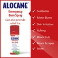 ALOCANE® Emergency Burn Spray, 4% Lidocaine Max Strength Fast Pain Itch ...