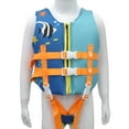 Girls Swimsuits Flotation Life Jacket Adjustable Belt Kids Ages 4 12 ...
