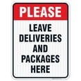 Please Leave Deliveries and Packages Here Sign, - Walmart.com