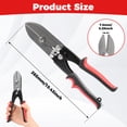 5 Blade Sheet Metal Crimper with Nonslip Ergonomic Handle Crimps 22 ...