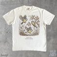 Blue Tit Bird Vintage 90s T Shirt, Retro Flying Bird Graphic Tee ...