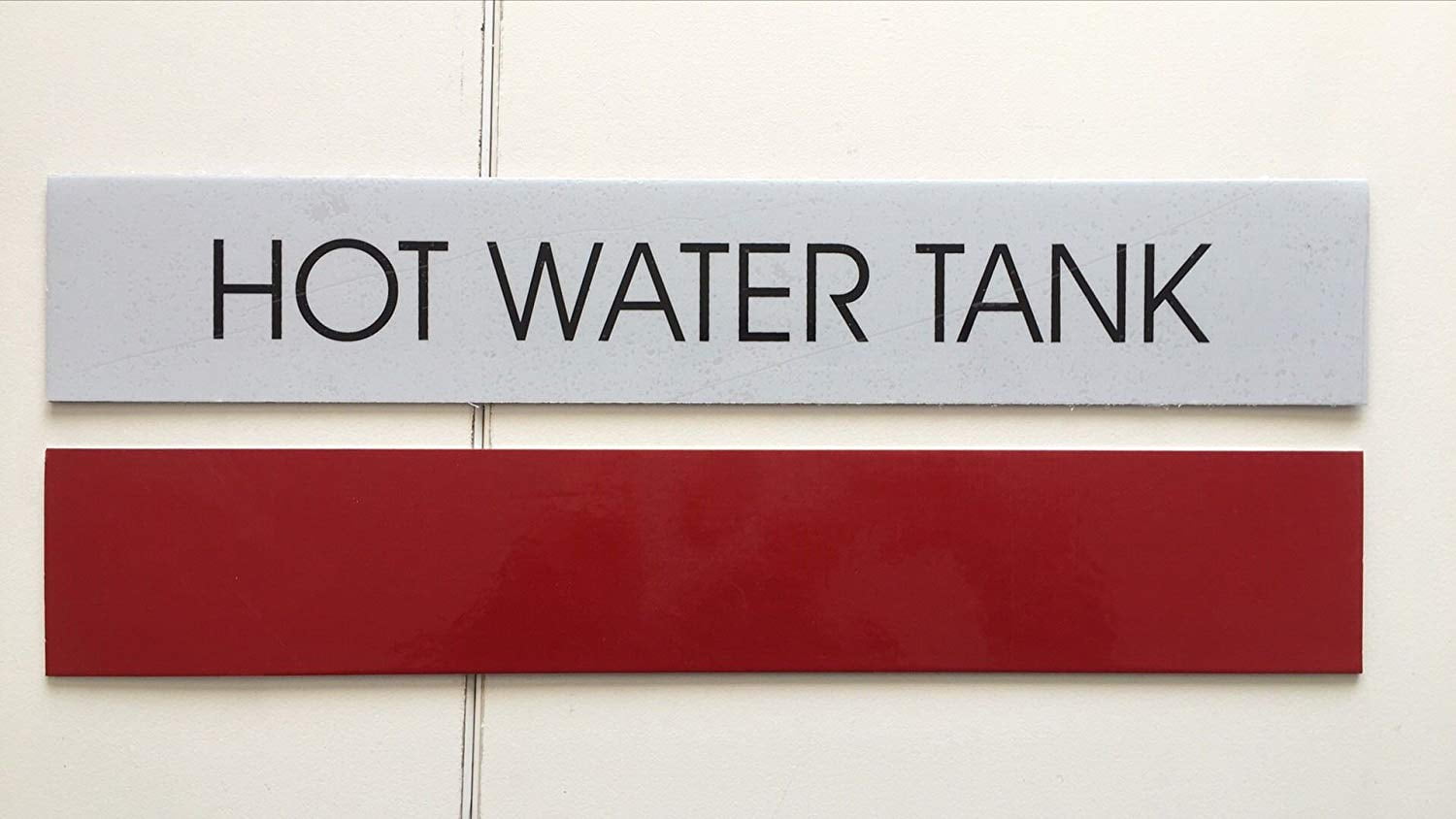 HOT WATER TANK SIGN (WHITE) - Walmart.com