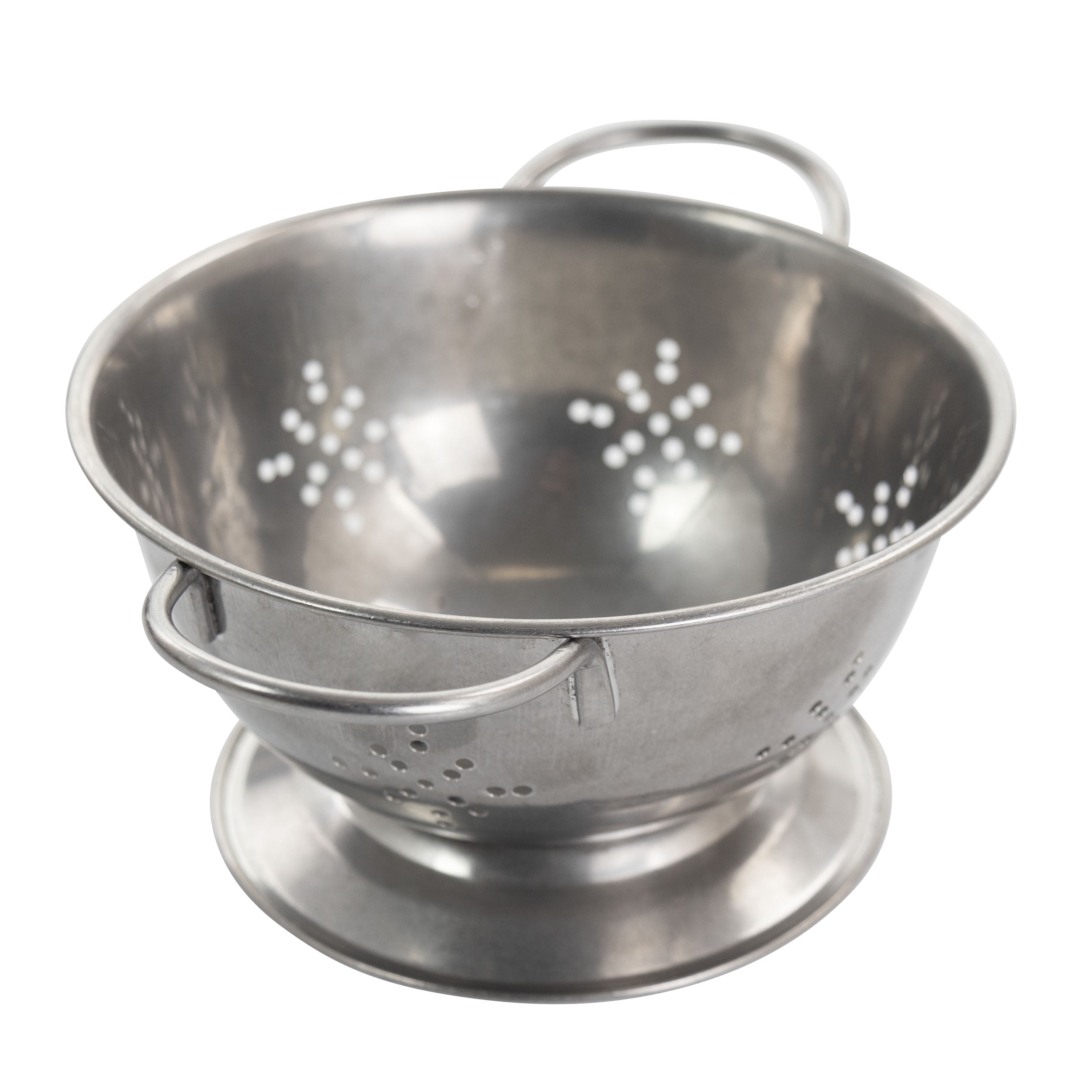 Gibson Stainless Steel 5.6" Mini Colander with Brass Handle - Walmart.com
