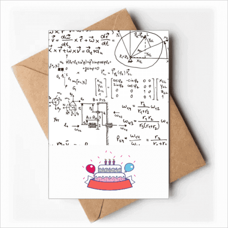 Matrix Mathematical Formulas Science Calculus Happy Birthday Greeting ...