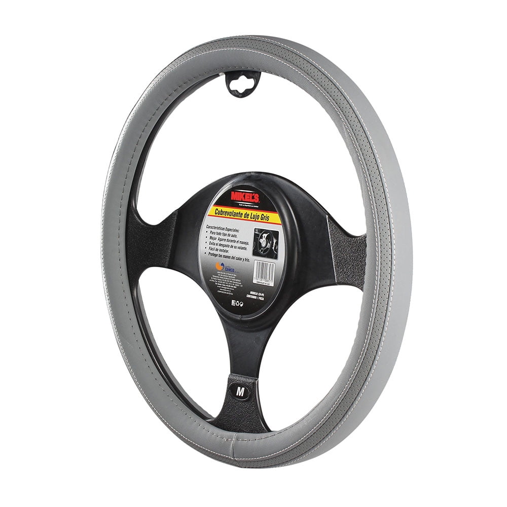 Funda Cubre Volante Universal Piel Gris MIKEL'S CU-PG | Walmart en línea